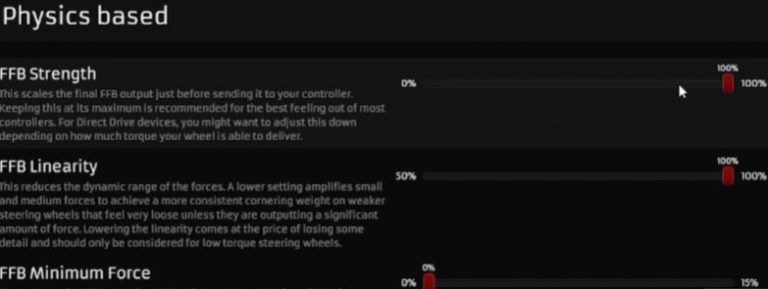Best RaceRoom Wheel & FFB Settings
