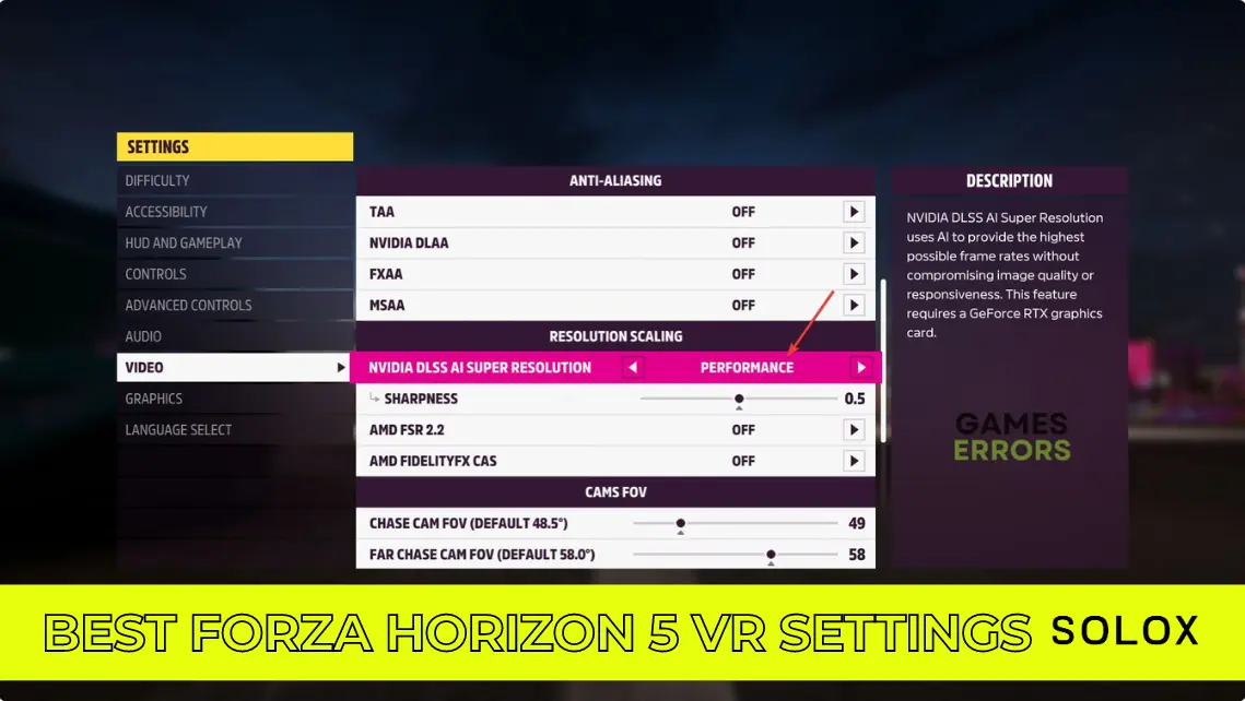 Best Forza Horizon 5 VR Settings