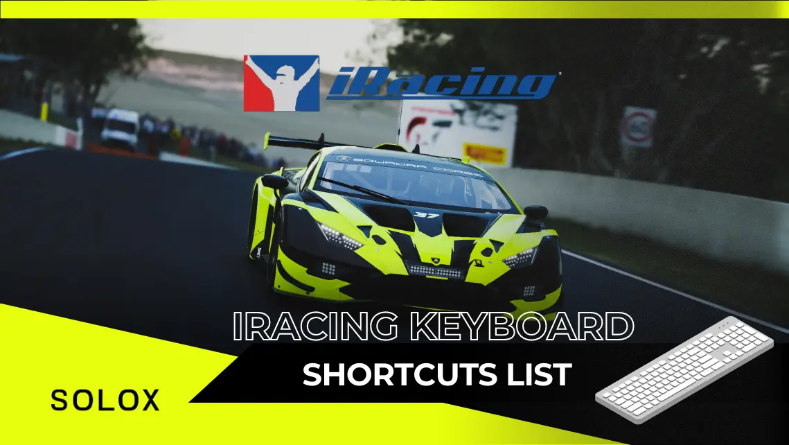 iRacing Keyboard Shortcuts List