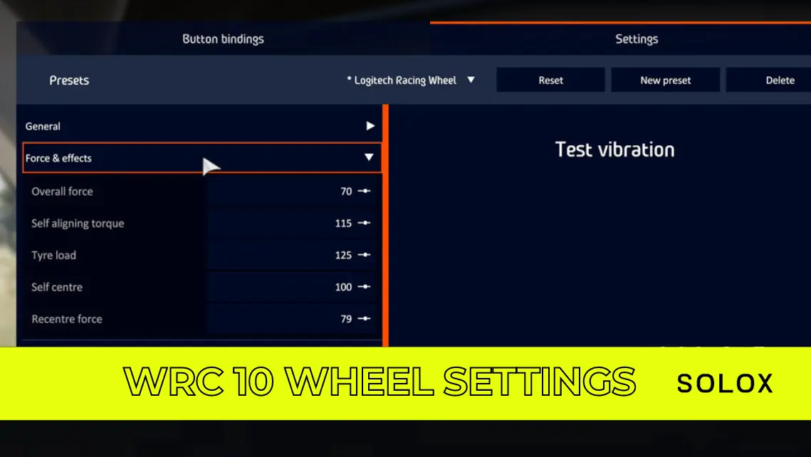 Best WRC 10 Wheel Settings