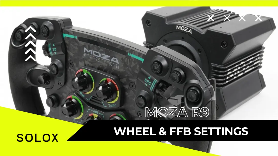 MOZA R9 Wheel & FFB Settings