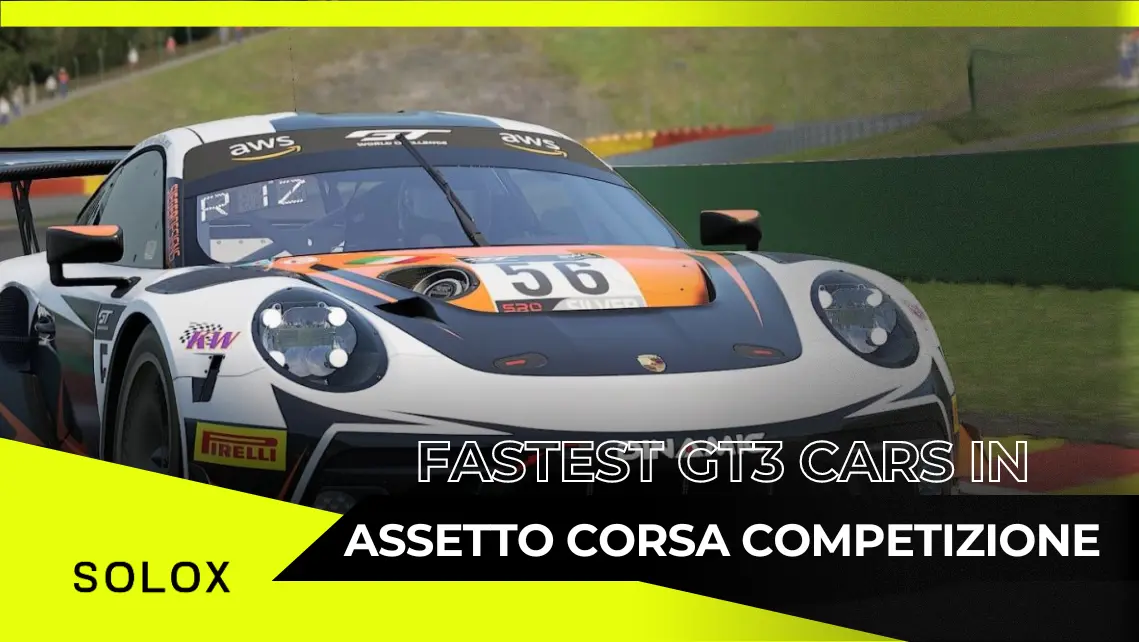 Fastest GT3 Cars in Assetto Corsa Competizione
