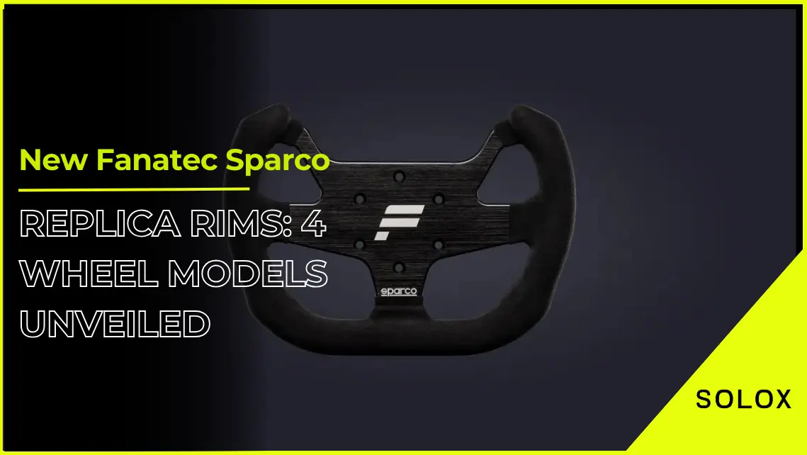 New Fanatec Sparco Replica Rims: 4 Wheel Models Unveiled